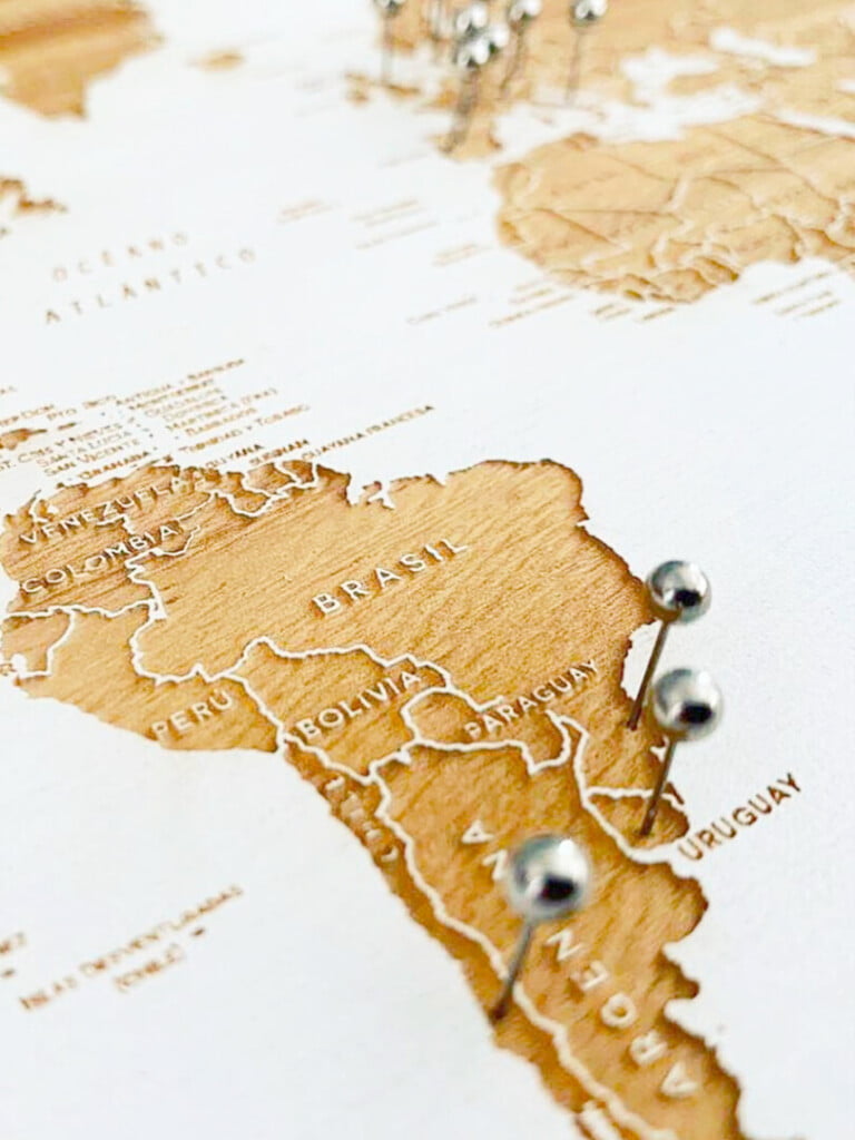 Mapamundi Medium Circular BLANCO - Terral